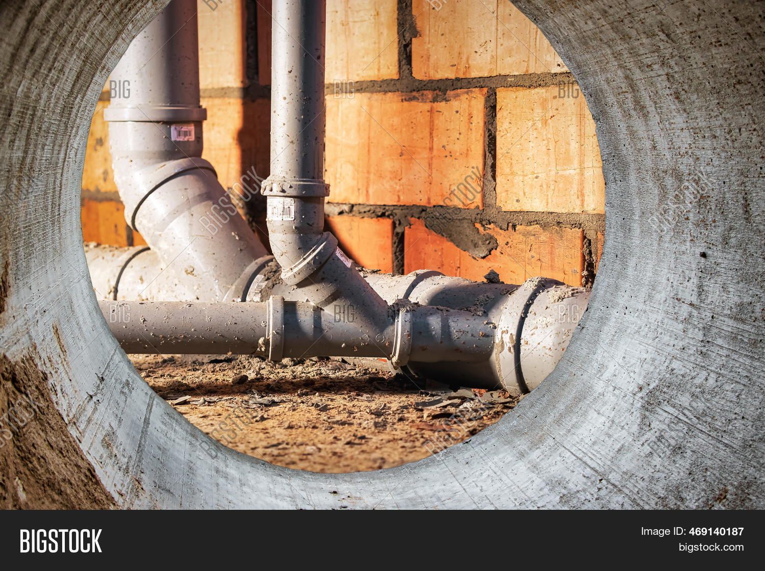 Sewer Pipes Home Image & Photo (Free Trial) | Bigstock