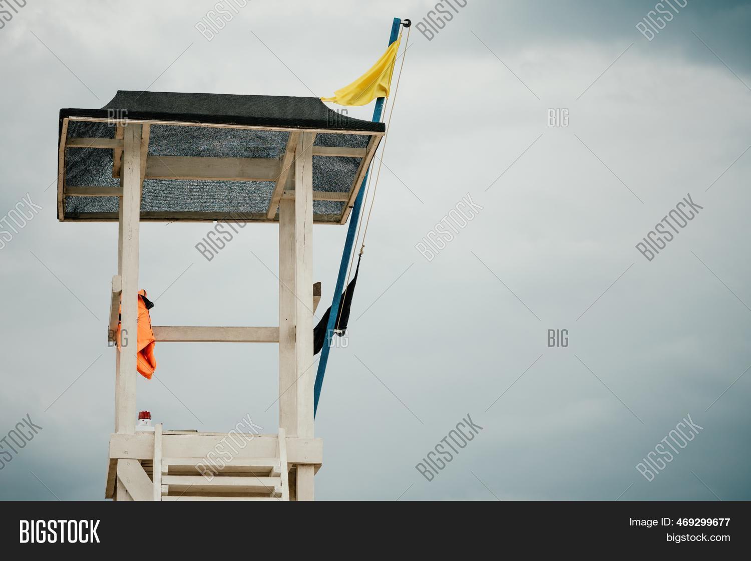 Empty White Lifeguard Image & Photo (Free Trial) | Bigstock