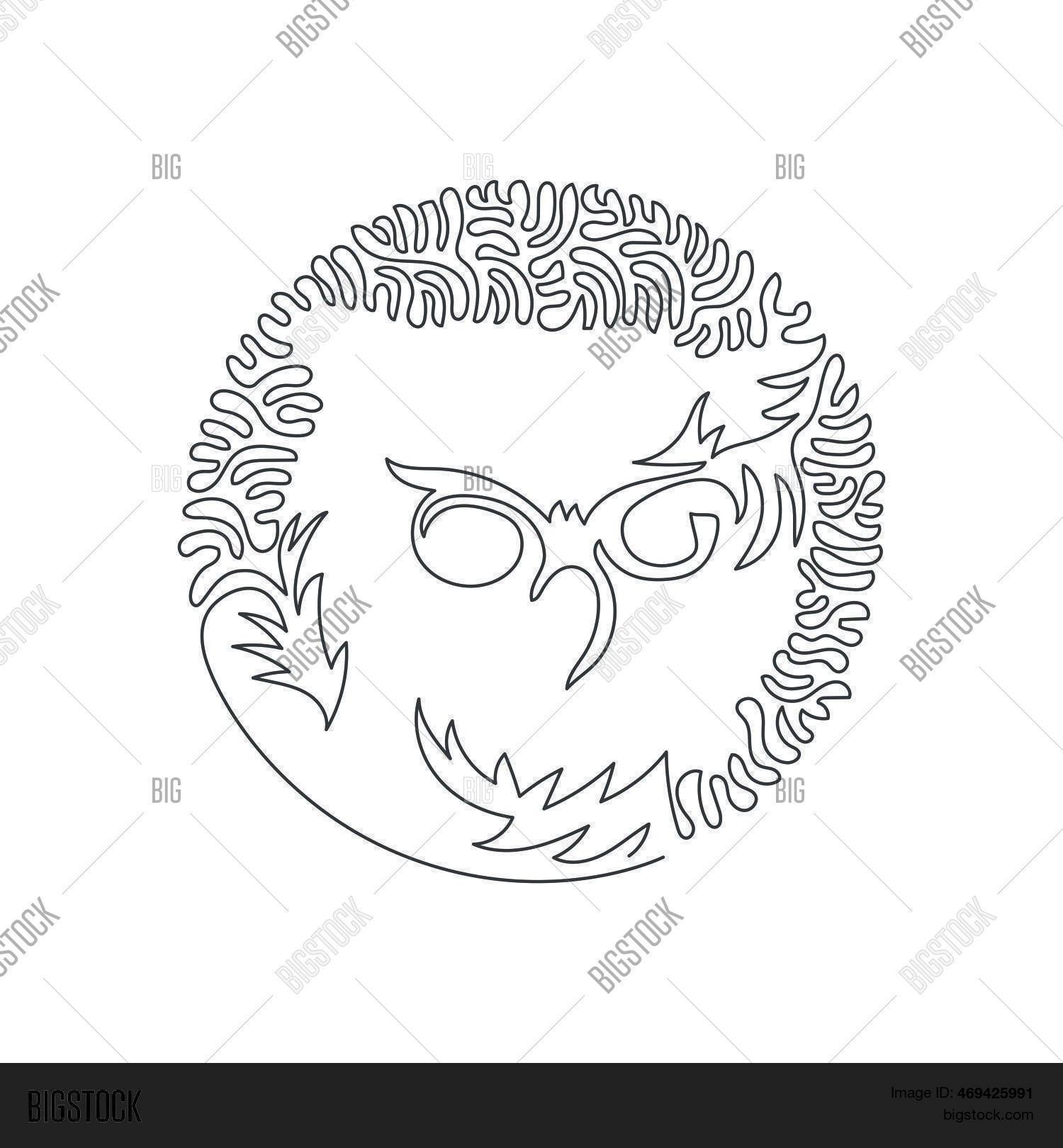 Continuous One Curve Vector & Photo (Free Trial) | Bigstock