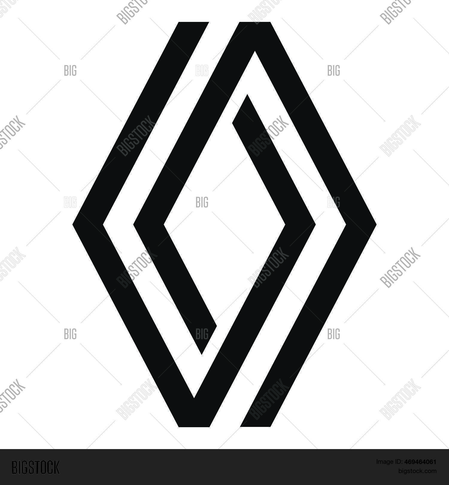 New Renault Emblem Vector & Photo (Free Trial) | Bigstock