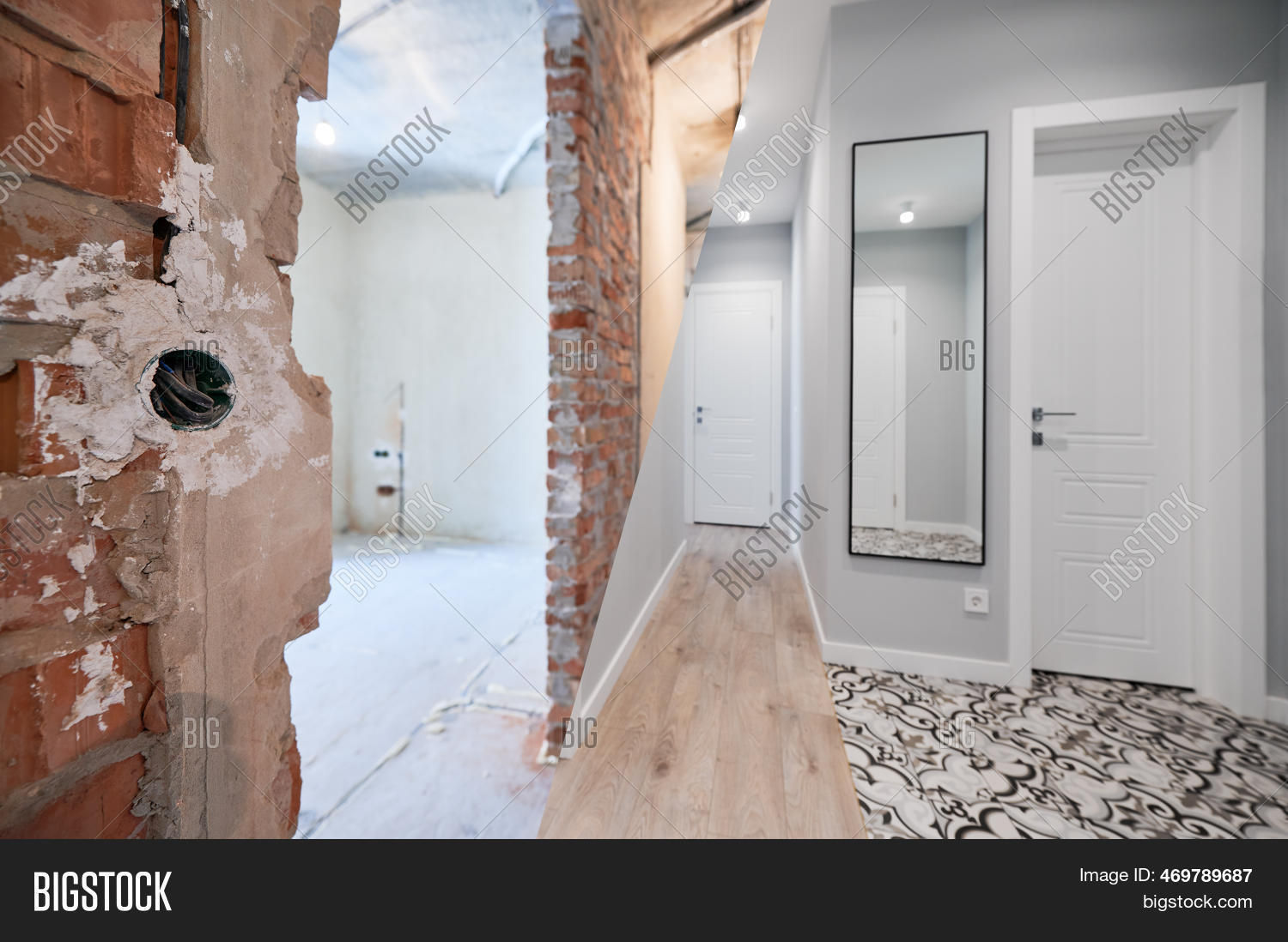 Photo Collage Hallway Image & Photo (Free Trial) | Bigstock