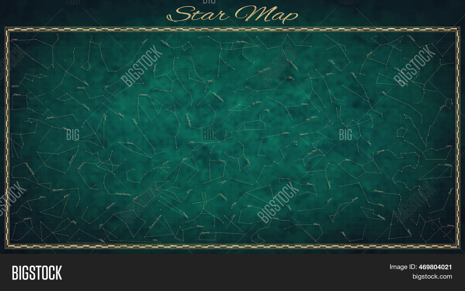 High Detailed Star Map Image & Photo (Free Trial) | Bigstock