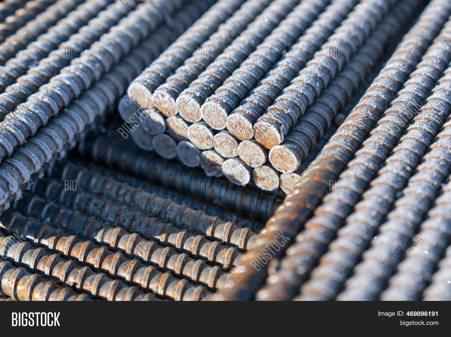 Tied Iron Rebar Close Image & Photo (Free Trial) | Bigstock