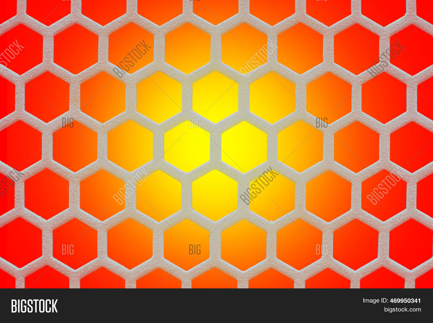 White Hexagonal Grid Image & Photo (Free Trial) | Bigstock