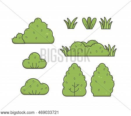 Green Bush Grass Vector & Photo (Free Trial) | Bigstock