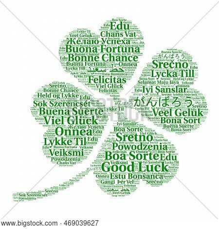 Good Luck Word Cloud Image & Photo (Free Trial) | Bigstock