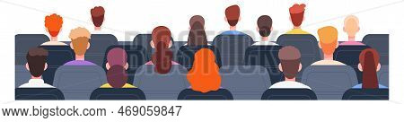 Audience Back View. Vector & Photo (Free Trial) | Bigstock