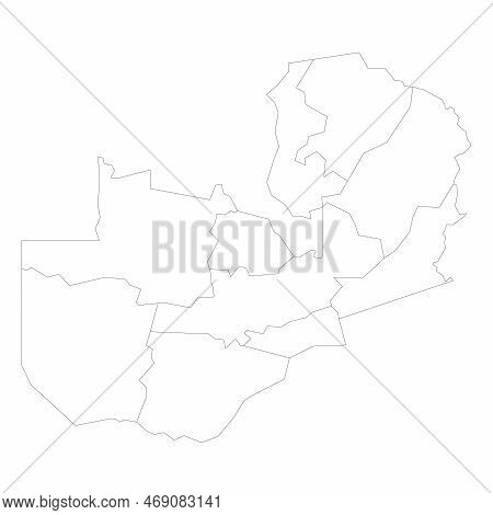 Zambia Political Map Vector & Photo (Free Trial) | Bigstock