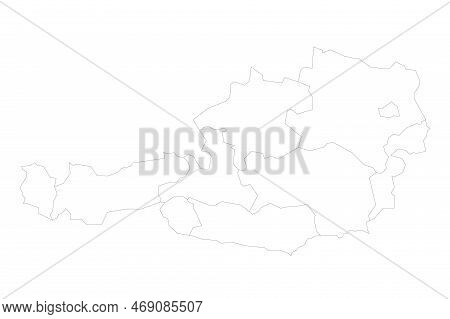 Austria Political Map Vector & Photo (Free Trial) | Bigstock