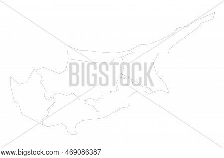 Cyprus Political Map Vector & Photo (Free Trial) | Bigstock