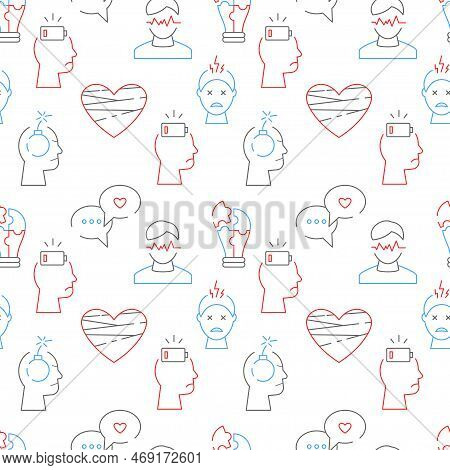 Fatigue Anxiety. Vector & Photo (Free Trial) | Bigstock