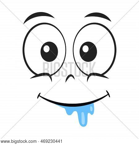 Cartoon Drooling Face Vector & Photo (Free Trial) | Bigstock