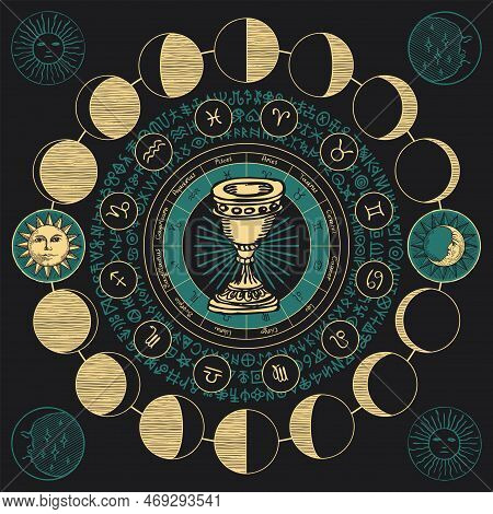 Sign Holy Grail Sun, Vector & Photo (Free Trial) | Bigstock