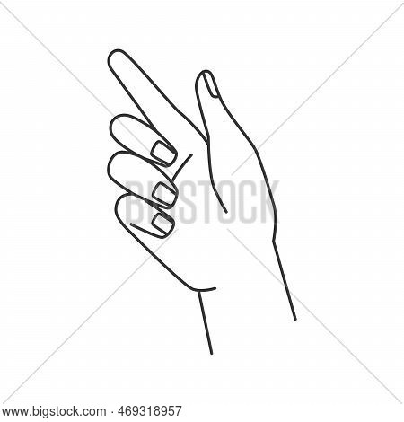 Abstract Line Hand Vector & Photo (Free Trial) | Bigstock