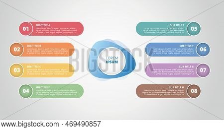 Infographic 8 Step Vector & Photo (Free Trial) | Bigstock