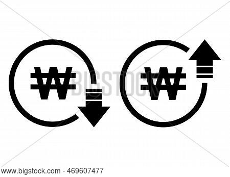 Set Cost Symbol Won Vector & Photo (Free Trial) | Bigstock