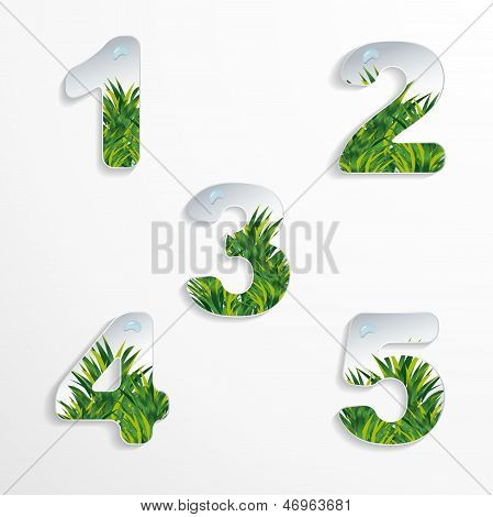 1 2 3 4 5 Numbers Vector & Photo (Free Trial) | Bigstock