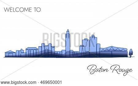 Baton Rouge City Vector & Photo (Free Trial) | Bigstock