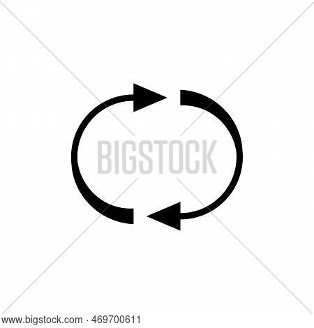 Two Round Thin Arrows Vector & Photo (Free Trial) | Bigstock