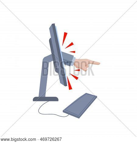 Finger Points Out Vector & Photo (Free Trial) | Bigstock