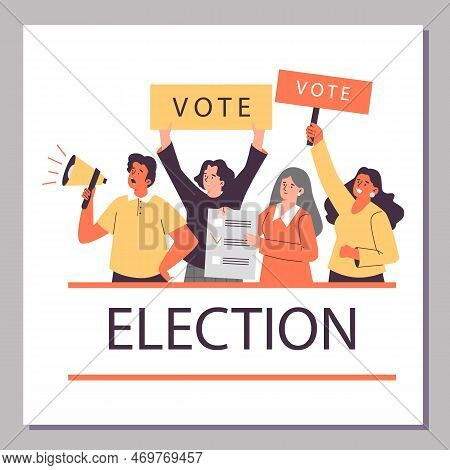 Election Poster Vector & Photo (Free Trial) | Bigstock