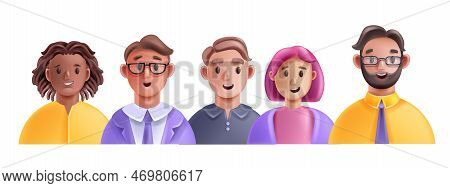 3d Profile People Vector & Photo (Free Trial) | Bigstock