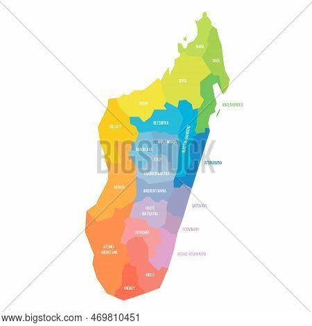 Madagascar Political Vector & Photo (Free Trial) | Bigstock