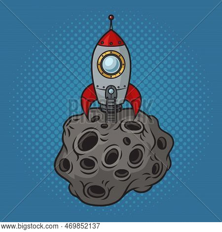 Rocket Space Ship On Vector & Photo (Free Trial) | Bigstock