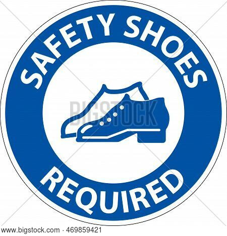 Safety Shoes Sign Vector