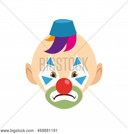 Angry Clown Wearing Vector & Photo (Free Trial) | Bigstock