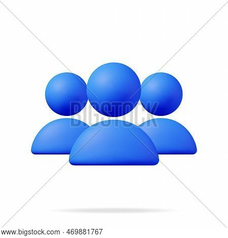 3d Simple Group User Vector & Photo (Free Trial) | Bigstock