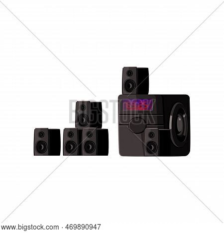 Black Subwoofer Vector & Photo (Free Trial) | Bigstock