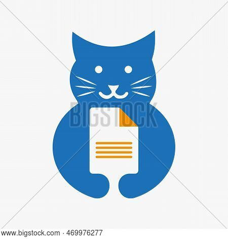 Cat Document Paper Vector & Photo (Free Trial) | Bigstock