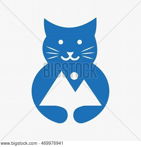 Cat Mount Logo Vector & Photo (Free Trial) | Bigstock