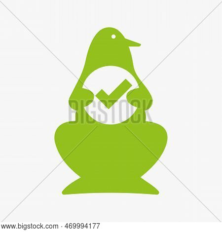 Penguin Check Mark Vector & Photo (Free Trial) | Bigstock