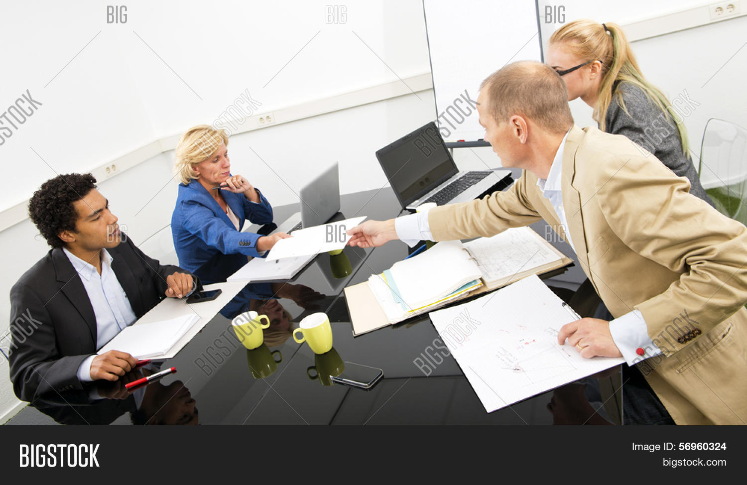 Four Coworkers Working Image & Photo (Free Trial) | Bigstock