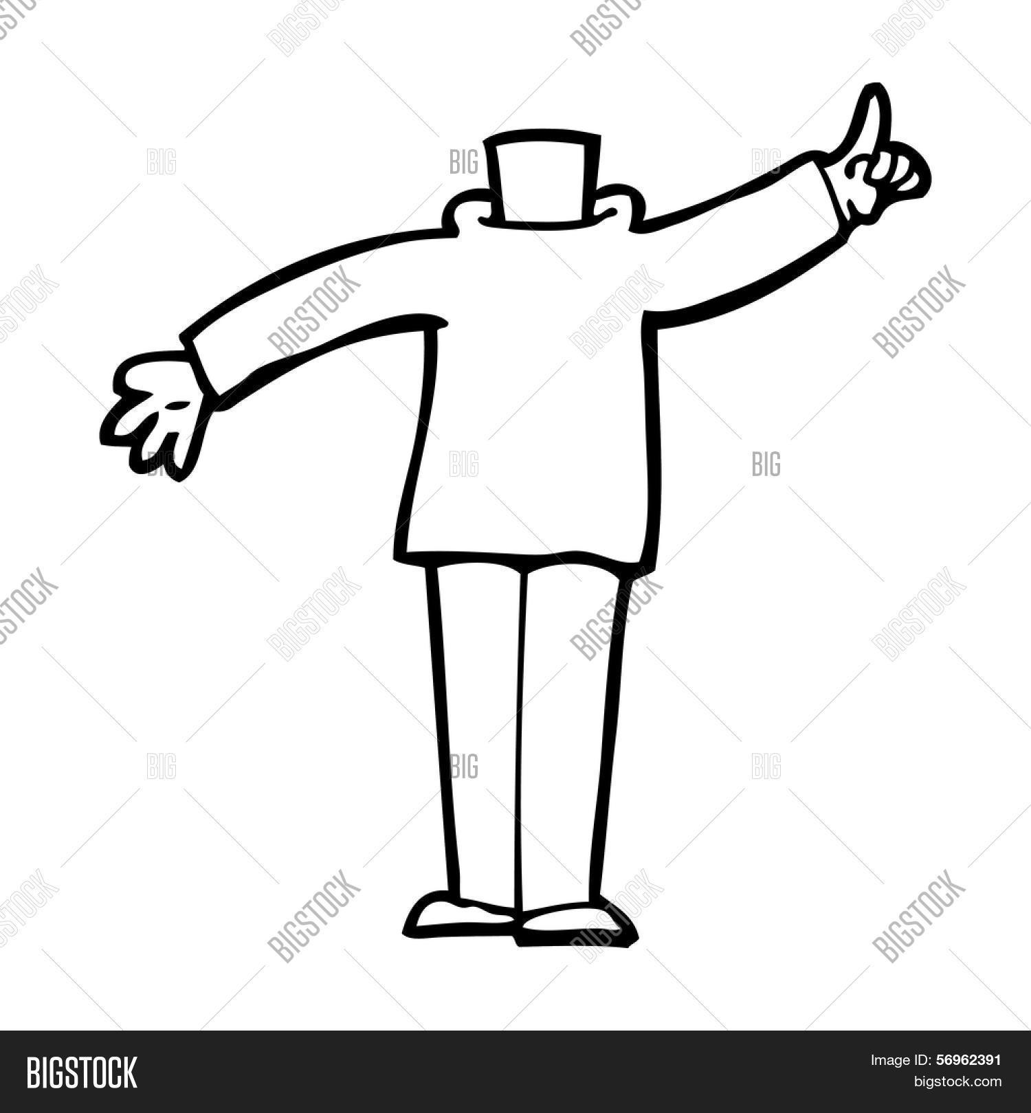 Cartoon Body Raised Vector & Photo (Free Trial) | Bigstock