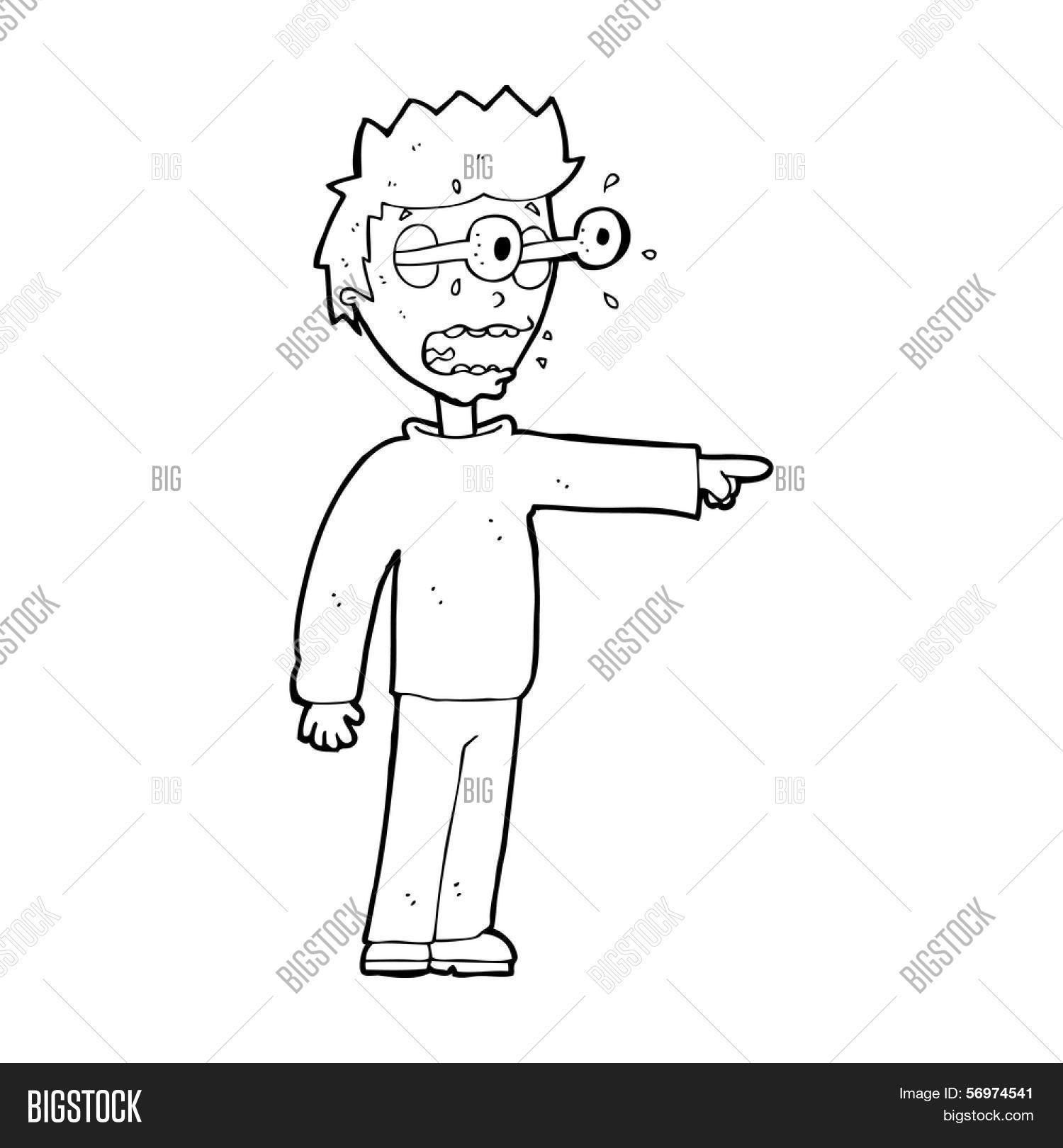 Cartoon Man Popping Vector & Photo (Free Trial) | Bigstock