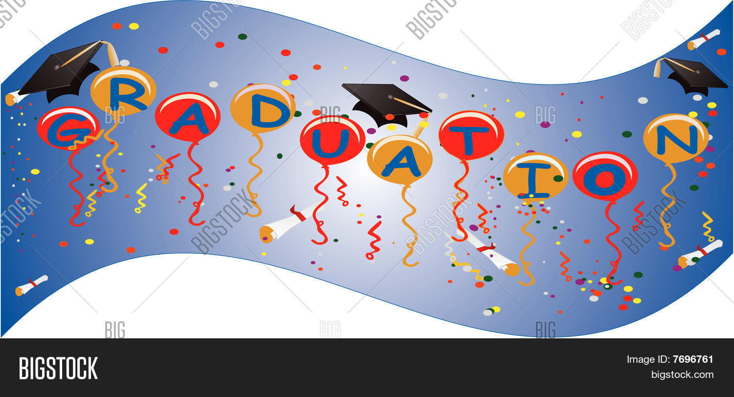 Graduation Banner Vector & Photo (Free Trial) | Bigstock