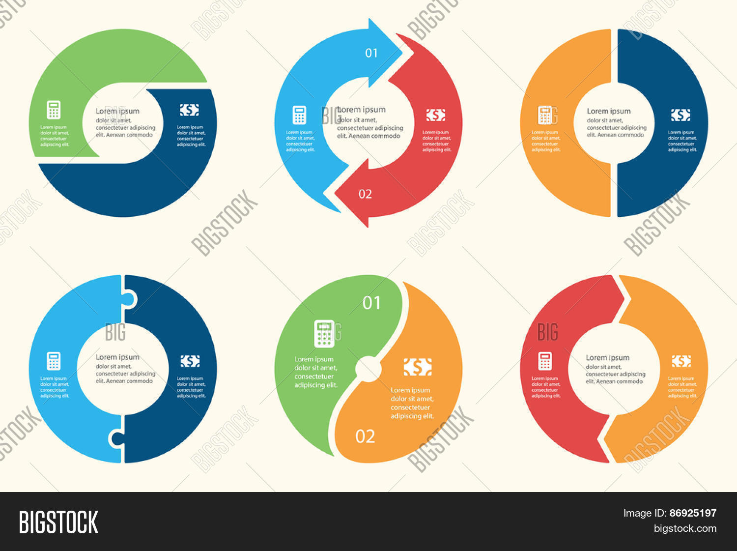 Circular Infographic Vector & Photo (Free Trial) | Bigstock