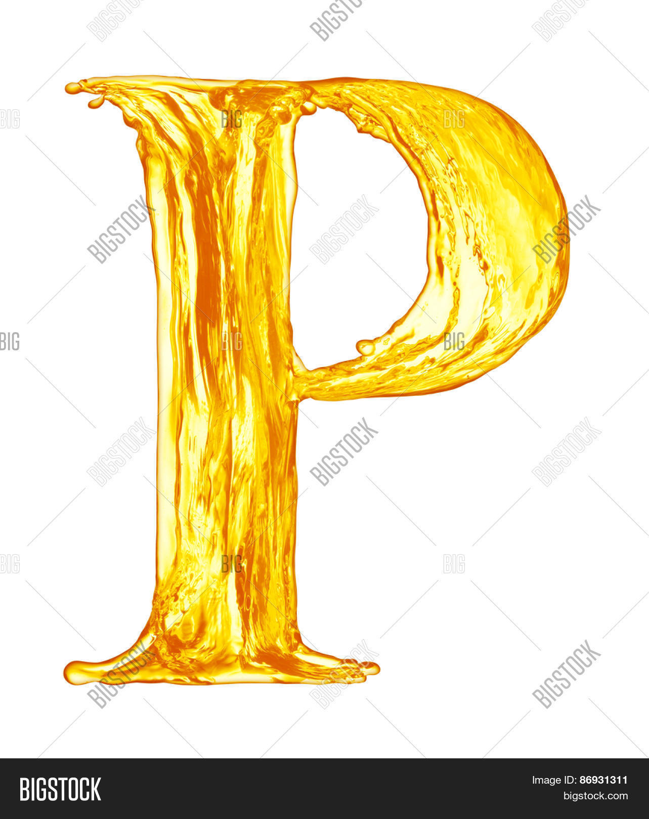 One Letter Orange Image & Photo (Free Trial) | Bigstock