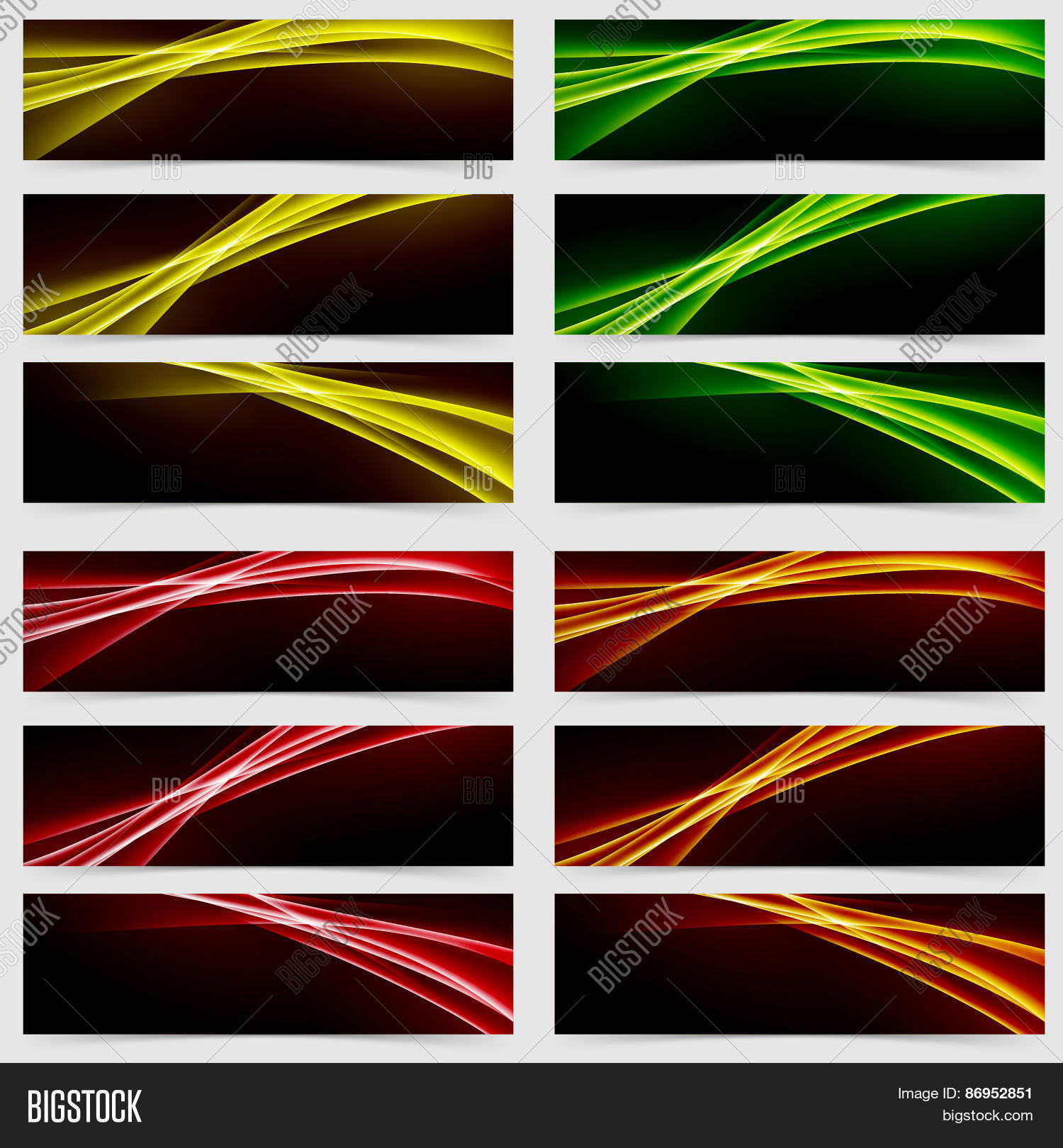 Big Header Footer Vector & Photo (Free Trial) | Bigstock