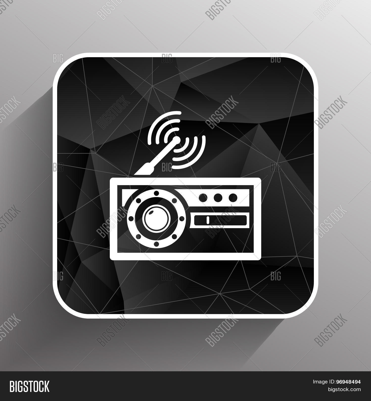 Radio Icon Vector Vector & Photo (Free Trial) | Bigstock