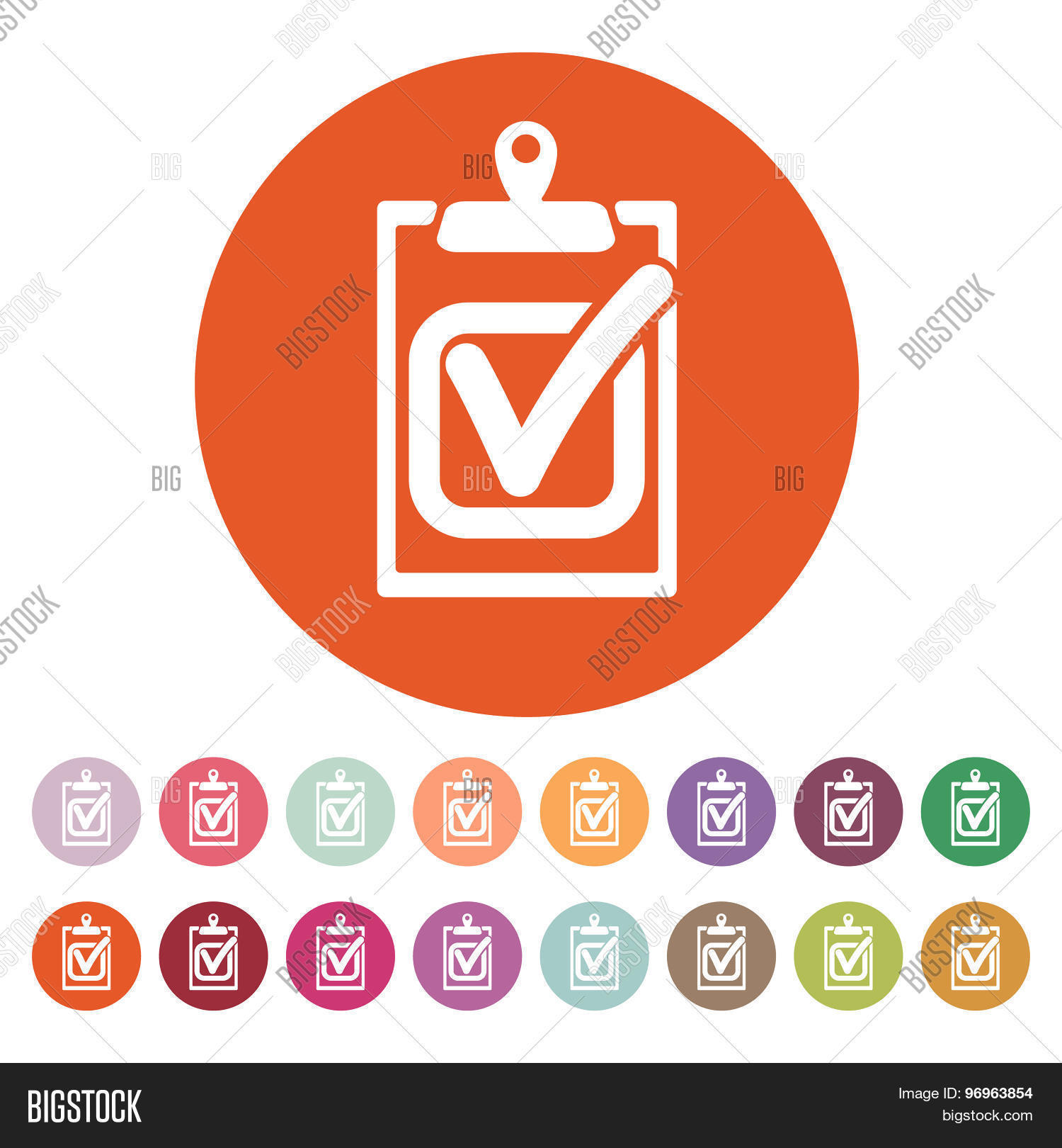 Checklist Icon. Vector & Photo (Free Trial) | Bigstock
