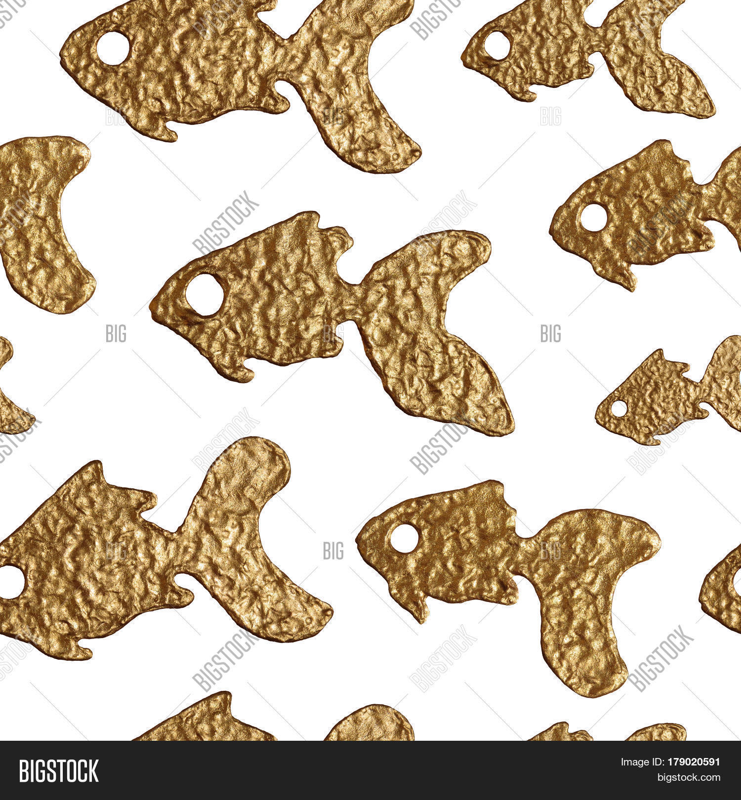 Gold Fishes Seamless Image & Photo (Free Trial) | Bigstock