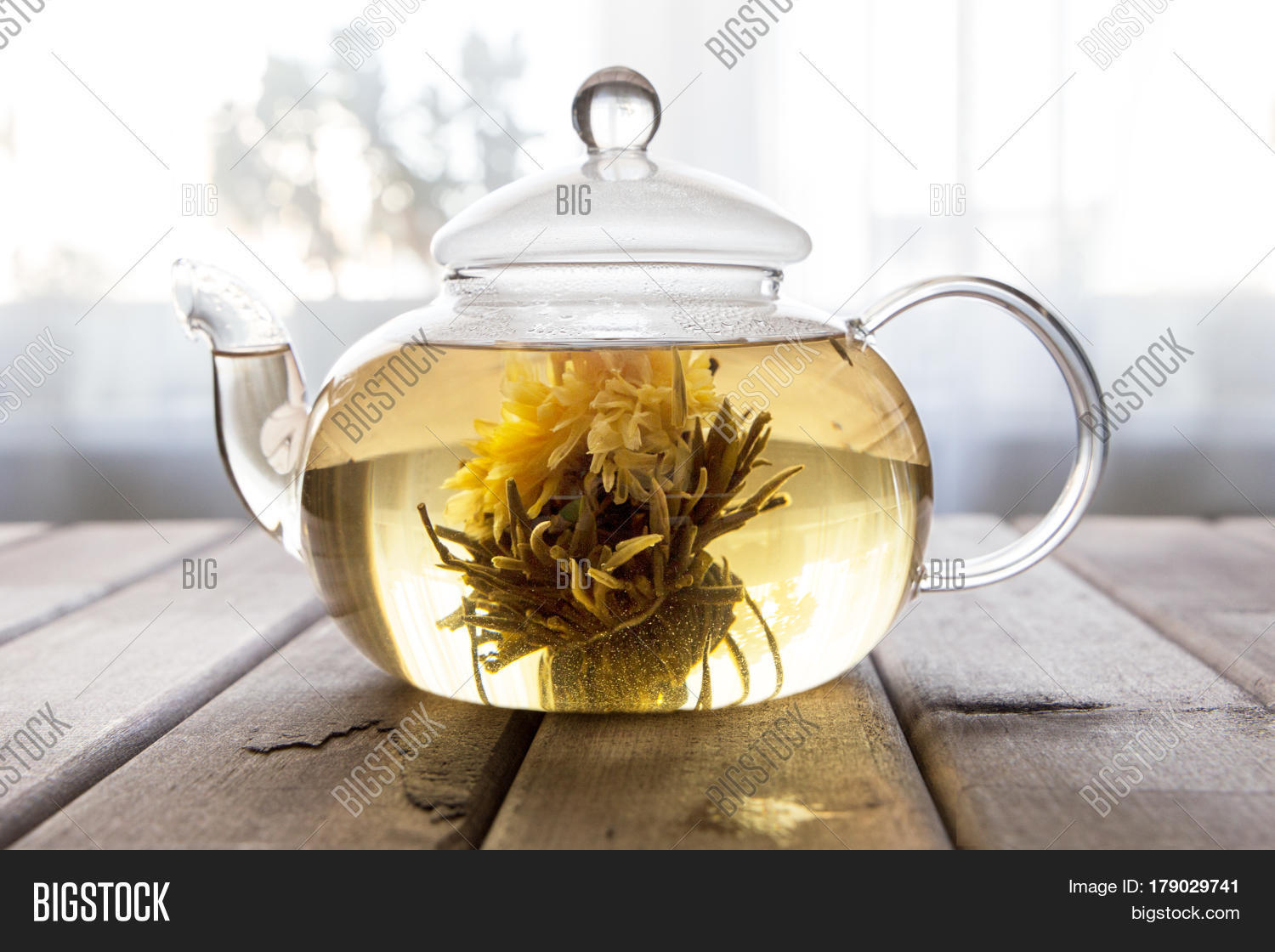 Glass Tea Pot Flower Image & Photo (Free Trial) | Bigstock