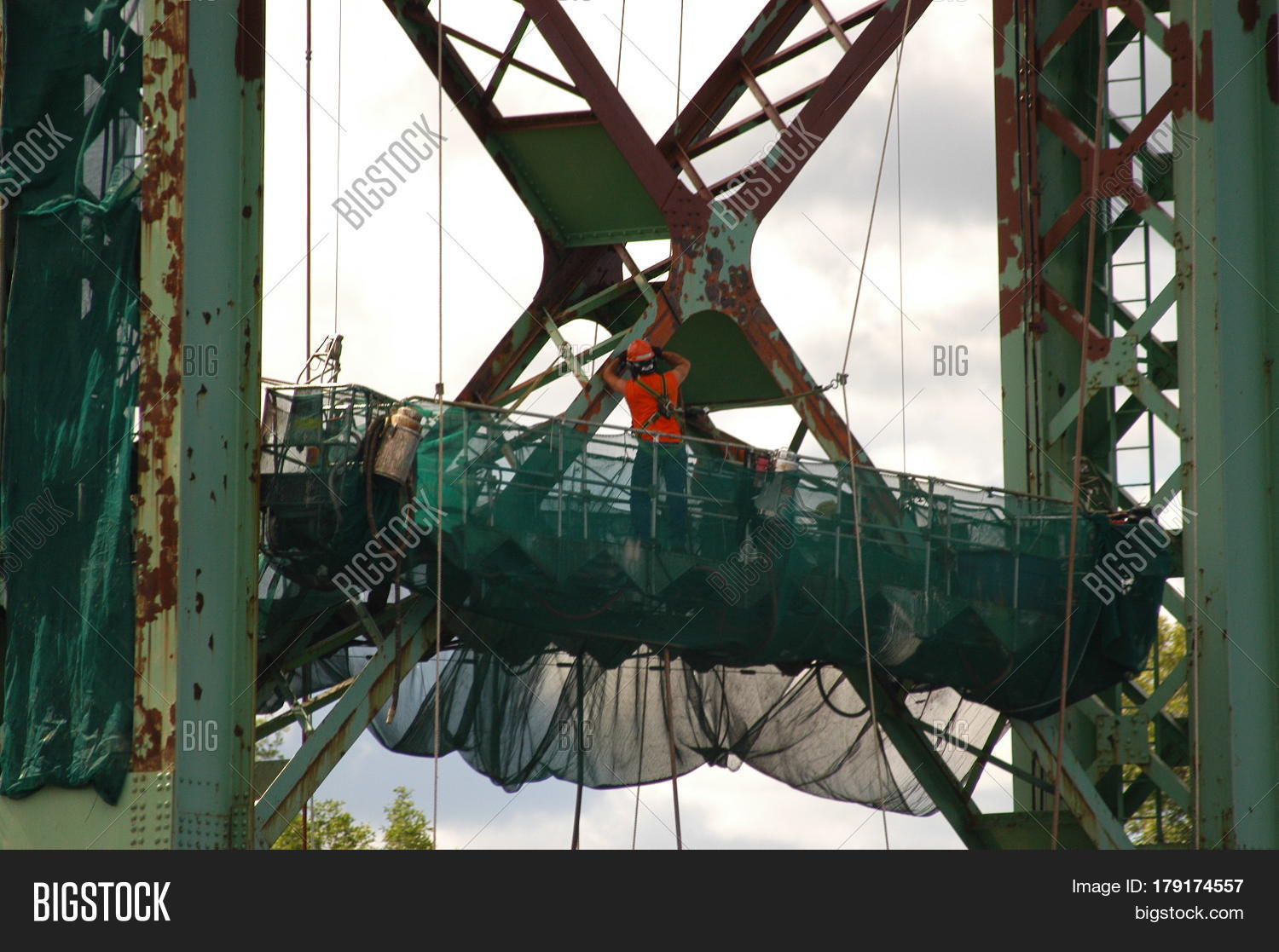Steel Bridge Green Image & Photo (Free Trial) | Bigstock