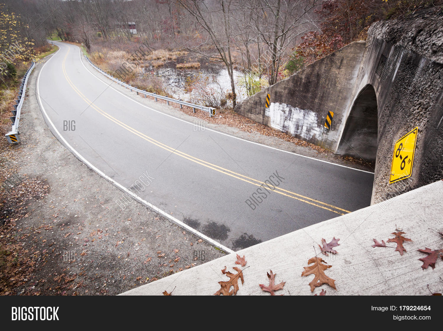 Two Lane Road Leading Image & Photo (Free Trial) | Bigstock