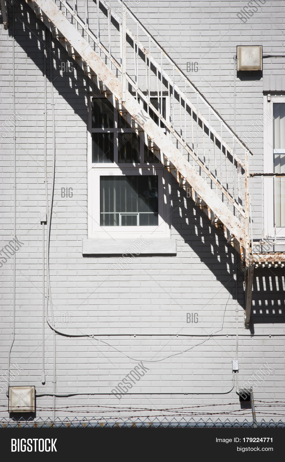 Metal Fire Escape Image & Photo (Free Trial) | Bigstock