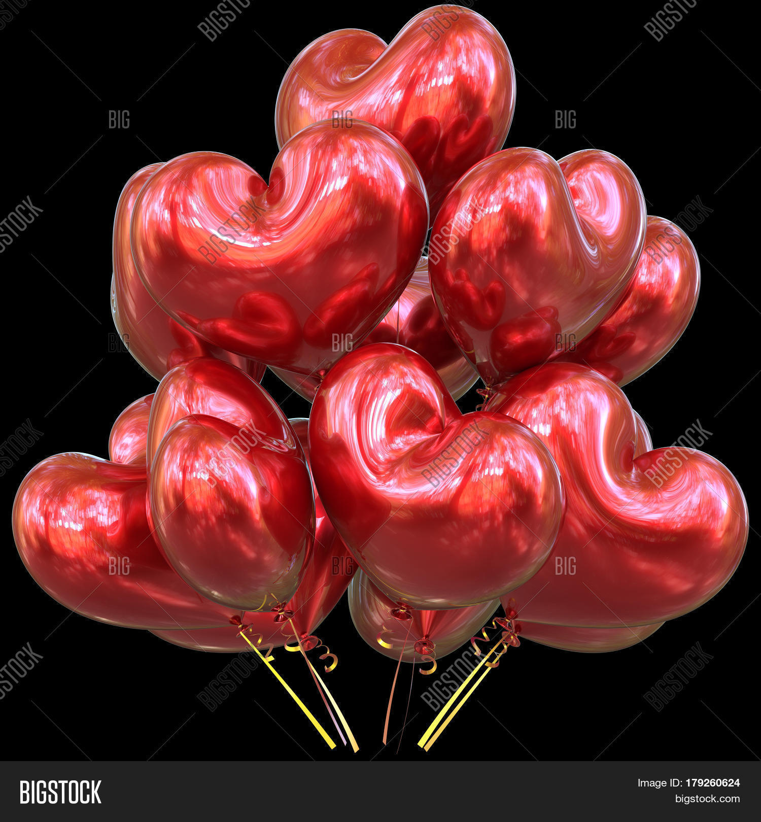 Red Party Balloons Image & Photo (Free Trial) | Bigstock